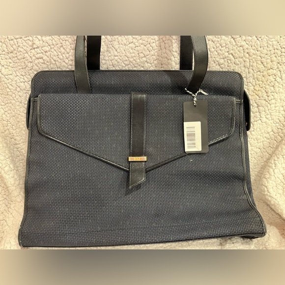 Yves Saint Laurent | Bags | 7s Vintage Gray Ysl Convertible Tote Bag ...